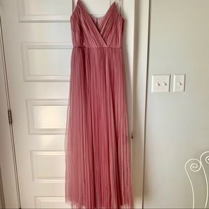ASOS | Dresses | Asos Pleated Tulle Maxi Dress | Poshmark